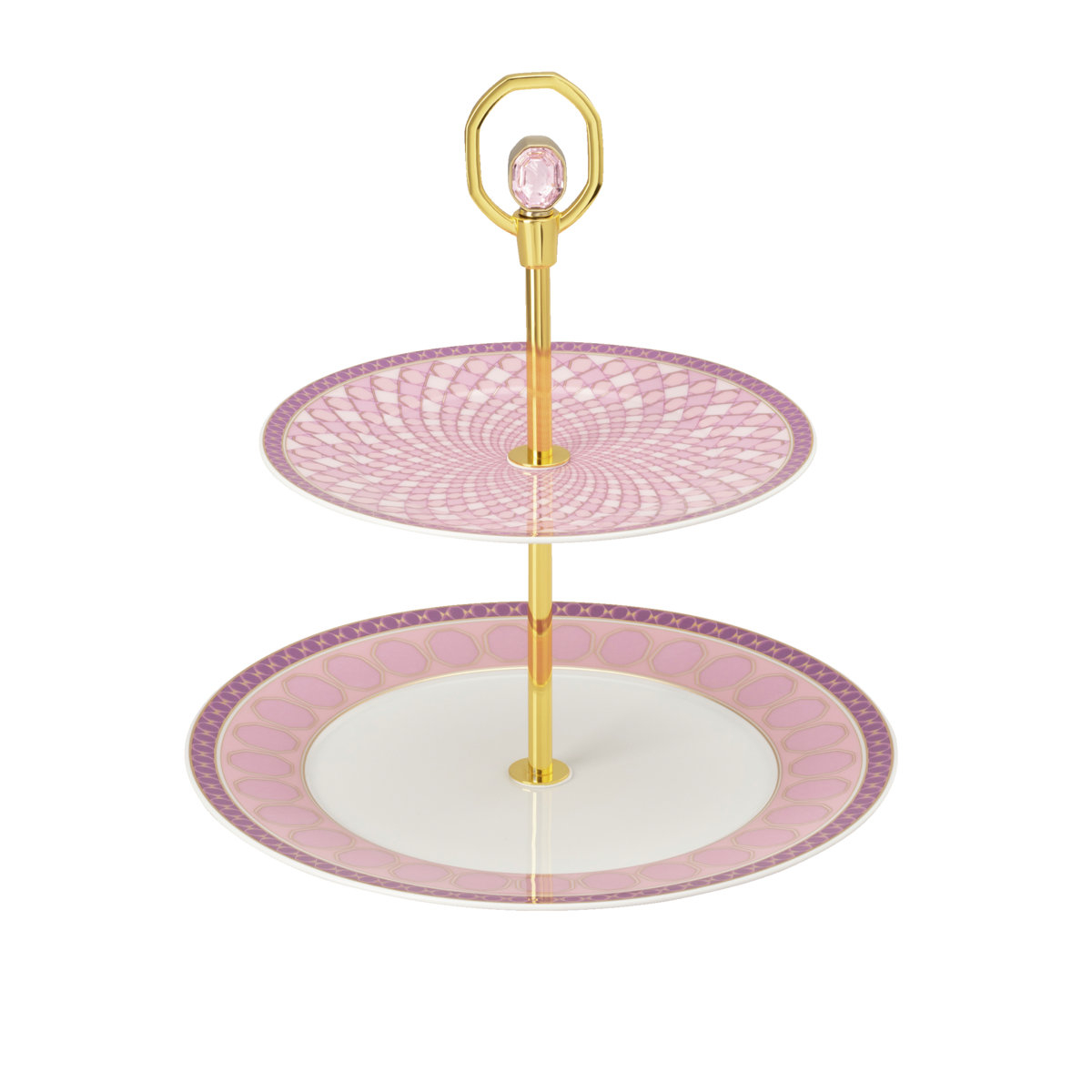 Swarovski x Rosenthal SIGNUM Rose Etagere 2-tlg.