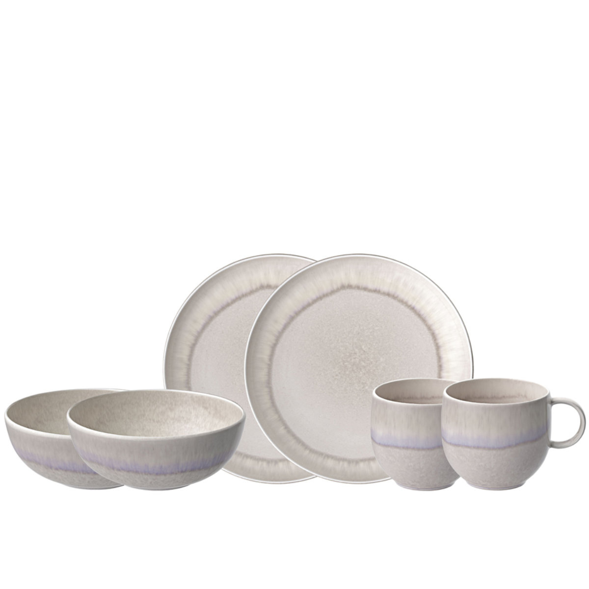 like. by Villeroy & Boch Perlemor Sand Frühstücksset 6-tlg.