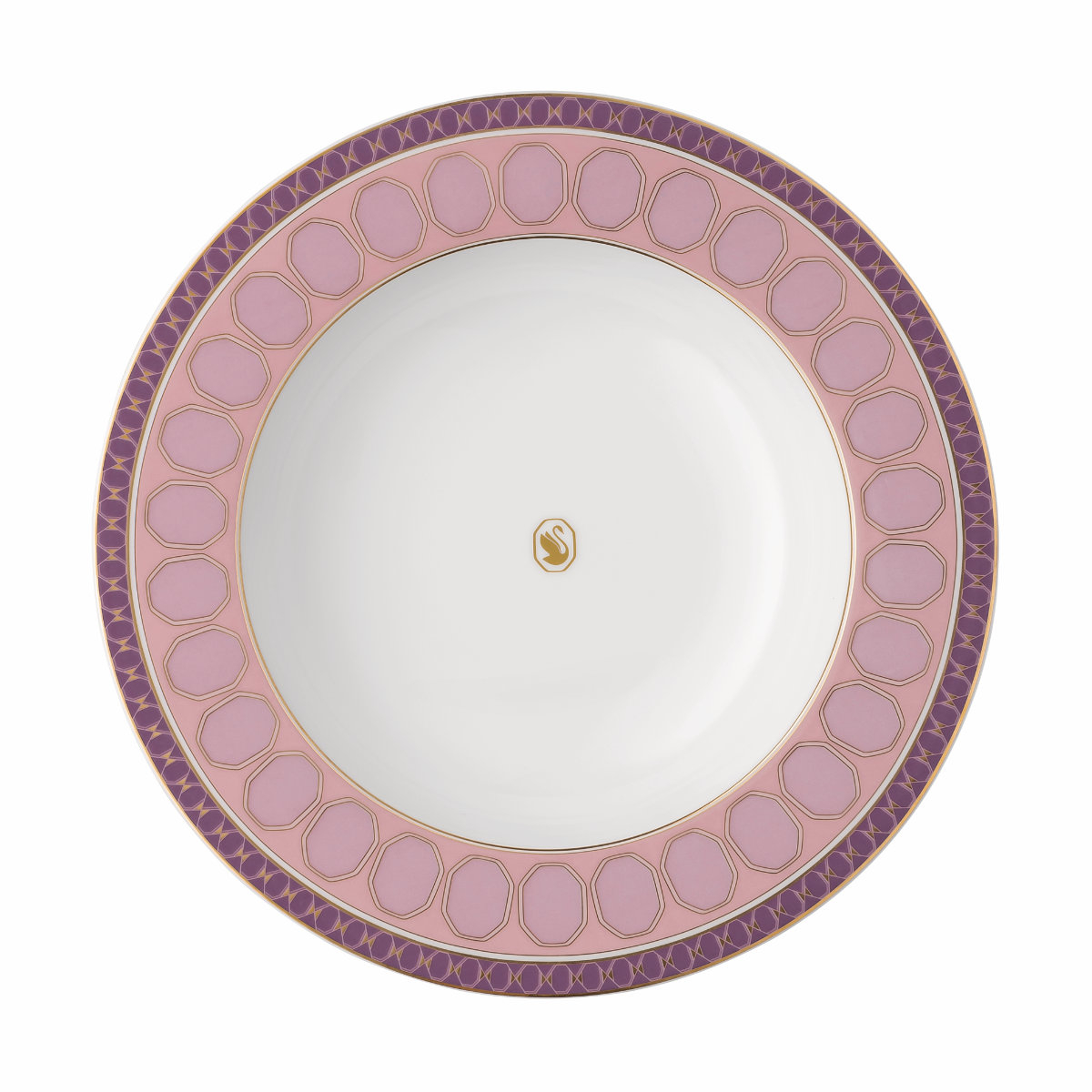 Swarovski x Rosenthal SIGNUM Rose Suppenteller 24 cm