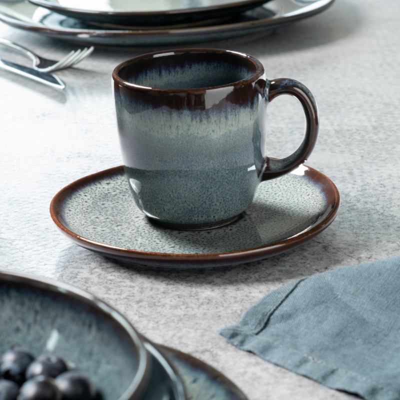 like. by Villeroy & Boch Lave gris Kaffeeuntertasse 15 cm