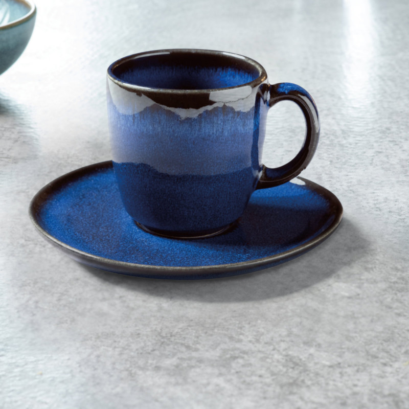 like. by Villeroy & Boch Lave bleu Kaffeeuntertasse 15 cm