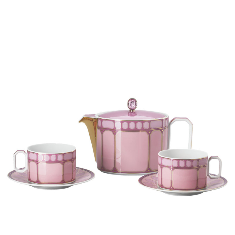 Swarovski x Rosenthal SIGNUM Rose Teeset 5-tlg.