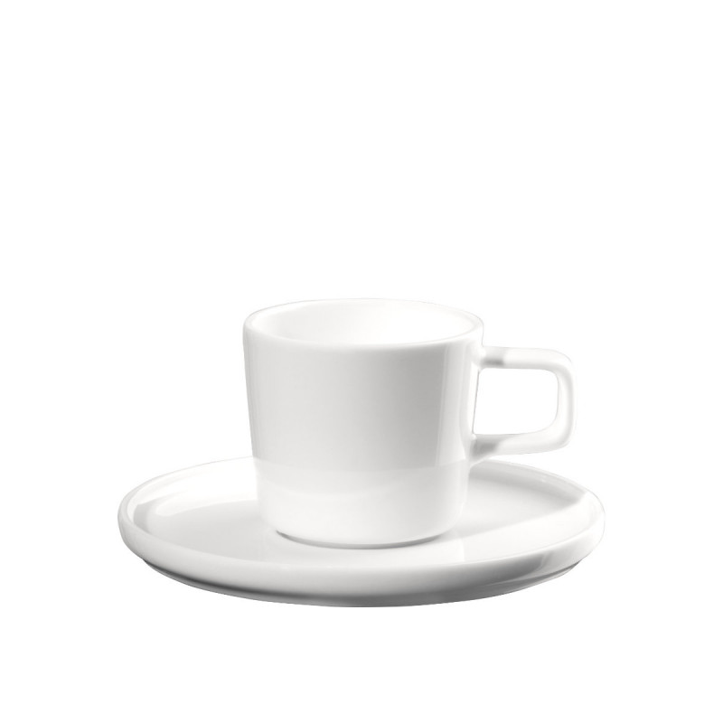 ASA Oco Weiß Espressotasse mit Untertasse 0,08 L