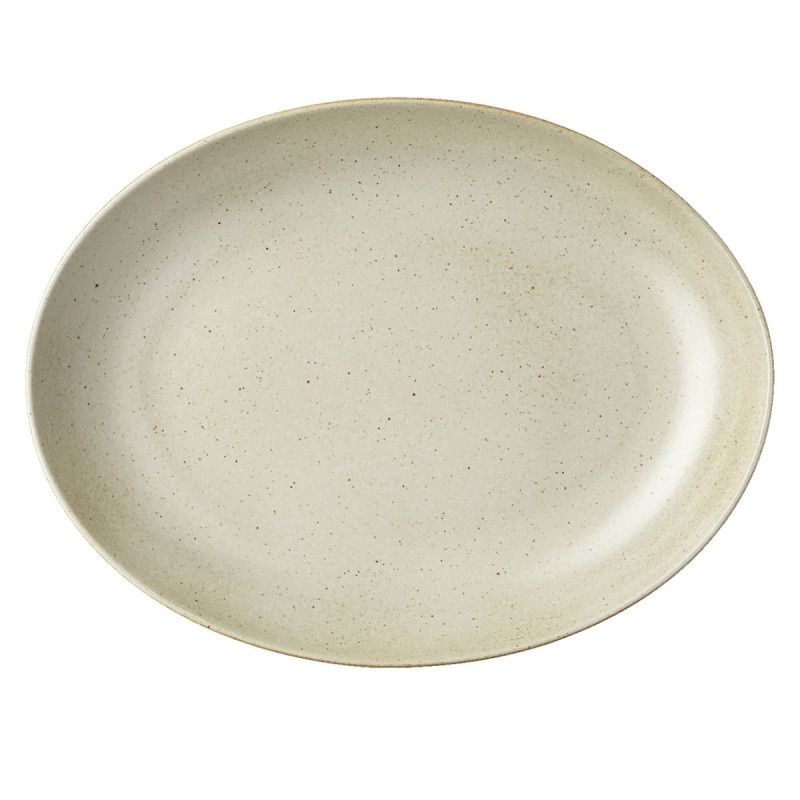 Rosenthal Joyn Ash - Steinzeug Platte oval tief 30 cm