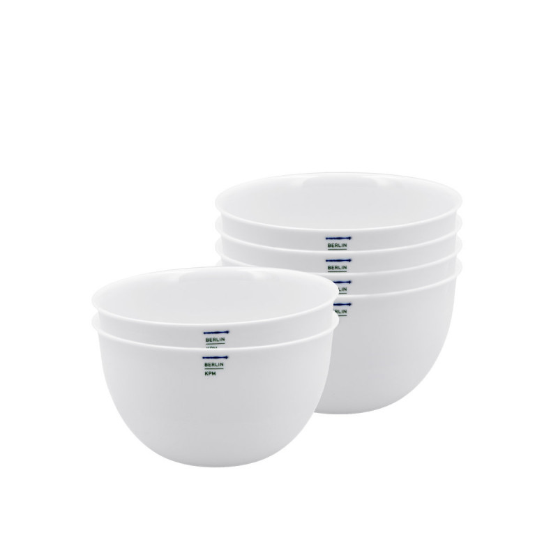 KPM LAB Weiß Bowl-Set 6-tlg. 14 cm
