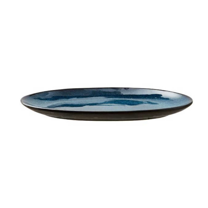 Bitz Gastro black / dark blue Platte oval 36x25 cm