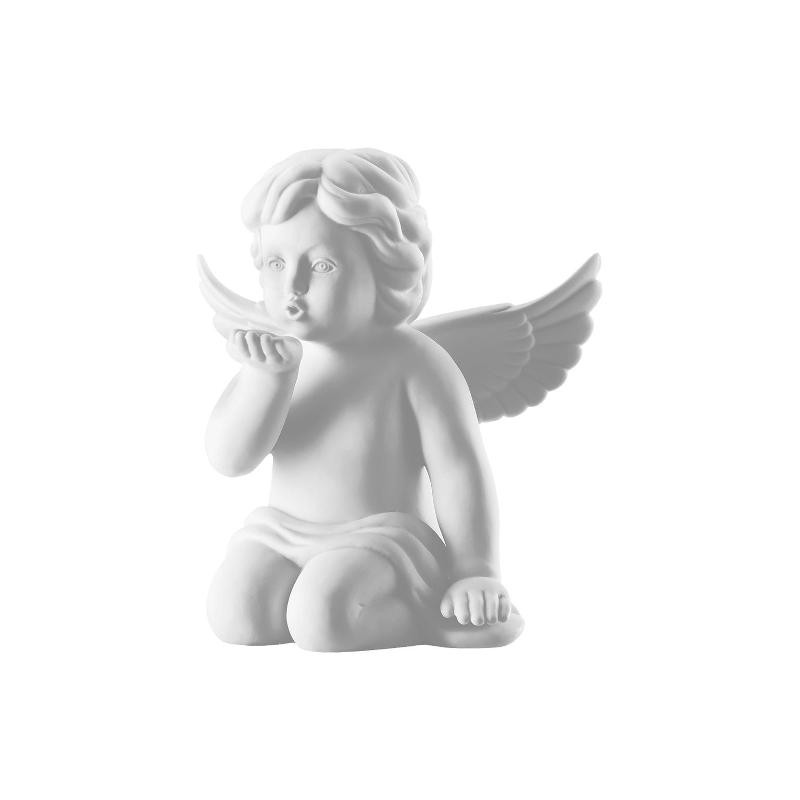 Rosenthal Engel mit Handkuss klein weiß matt 6,5 cm