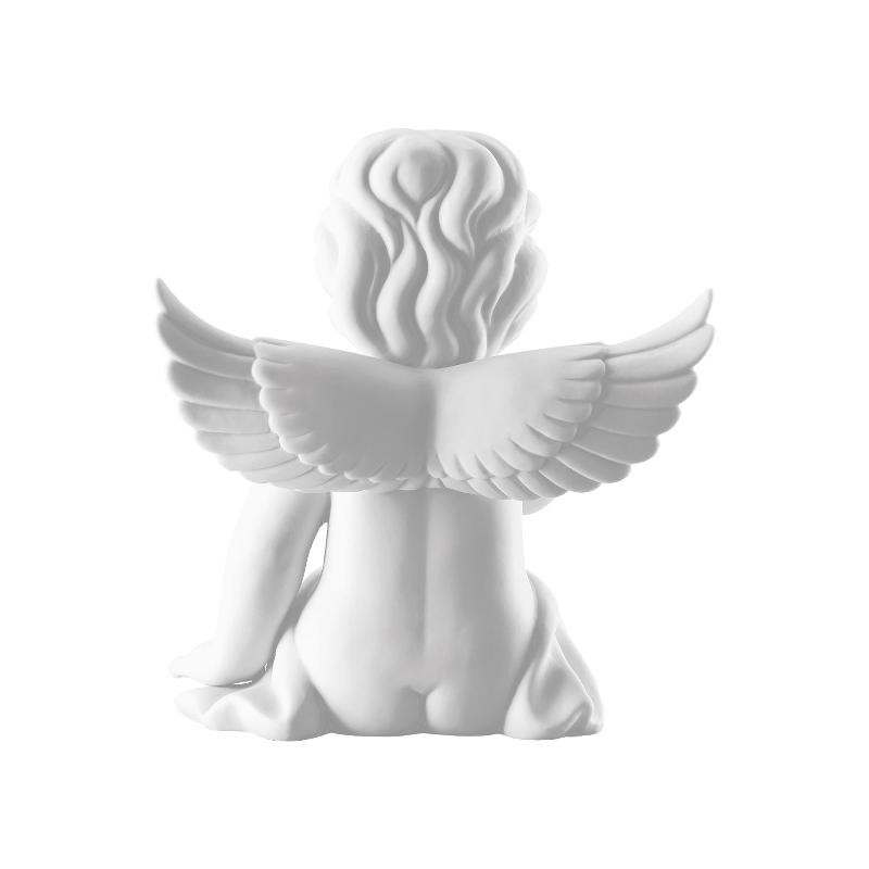 Rosenthal Engel mit Handkuss groß weiß matt 14,5 cm