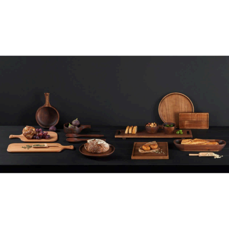 ASA Wood Dark Akazie Massiv Holzteller 30 cm