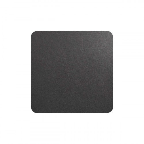 ASA Table Tops Leather Optic Fine Coaster Set 4 pcs. basalt 10x10 cm