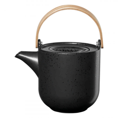 ASA Coppa Kuro teapot with stainless steel filter and wooden handle 1.0 ...