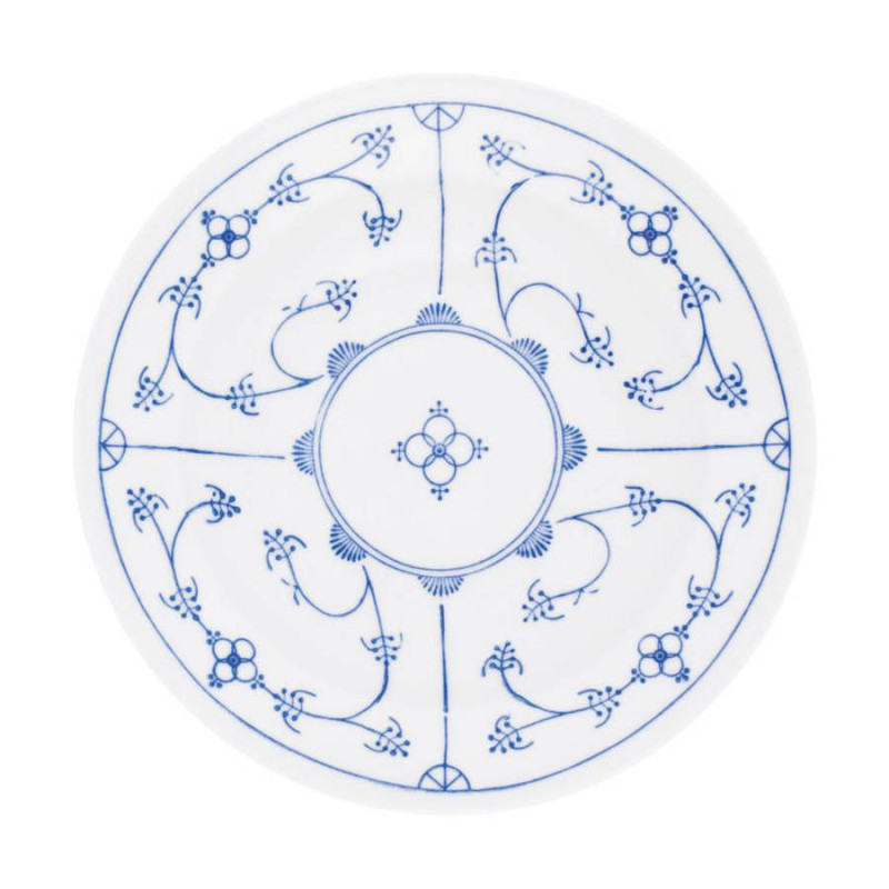 Kahla Blau Saks - Indisch Blau - Strohblumenmuster Dinner plate 26 cm