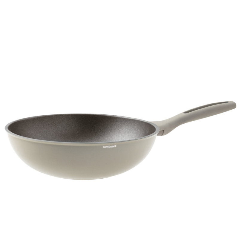 Sambonet Silver Force Wok pan 28 cm