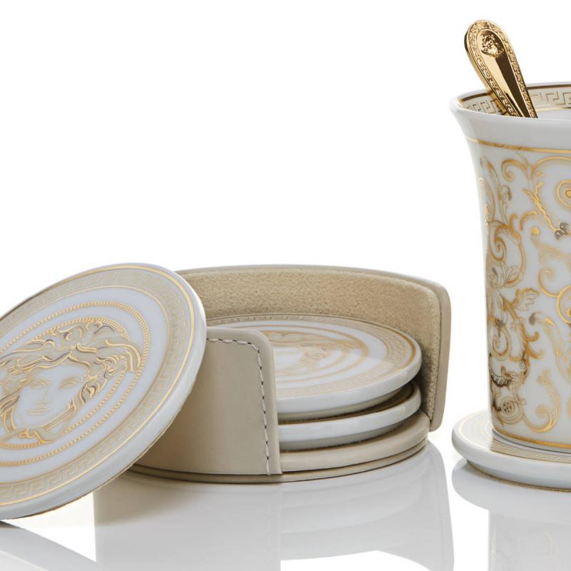 Rosenthal Versace Coasters - Elegant Table Accessories