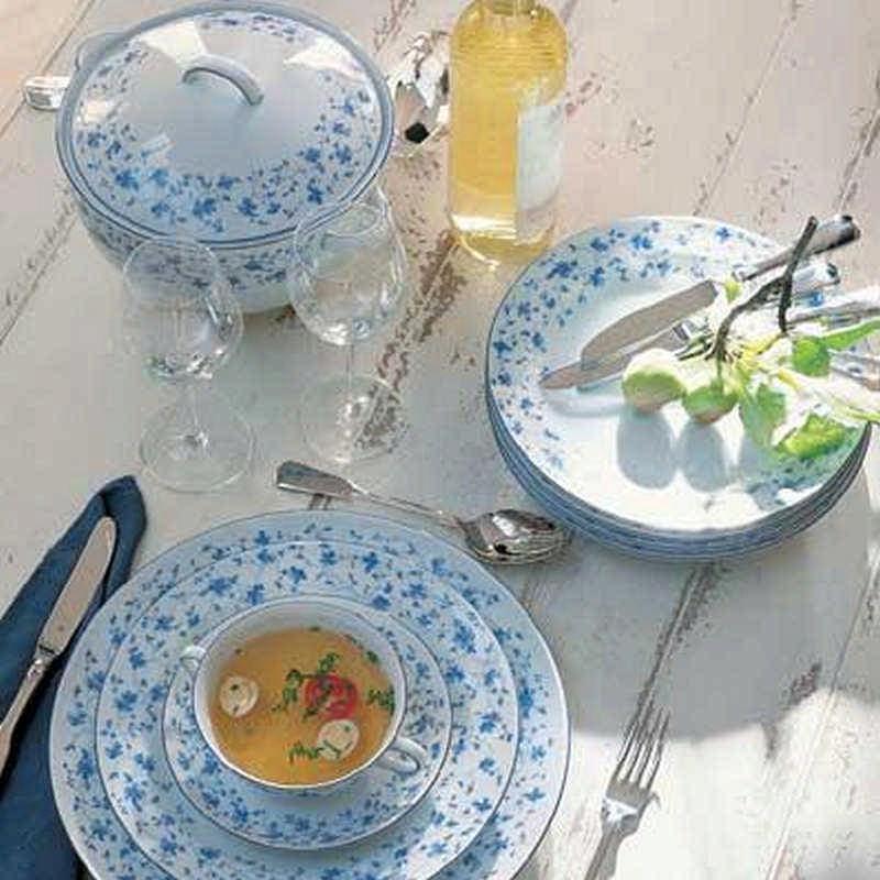 Rosenthal Form 1382 Blue Blossoms Porcelain